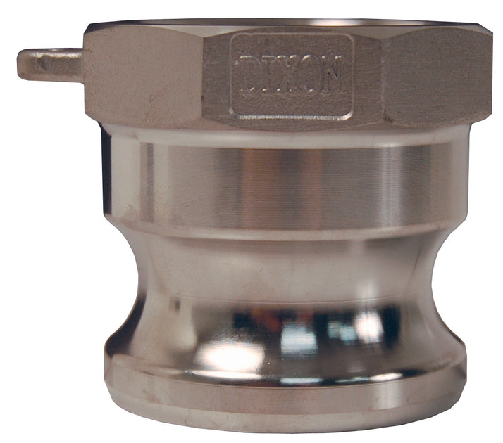 Dixon 1 IN Type A Stainless Steel Adaptor (Male Adaptor x Female NPT T ...